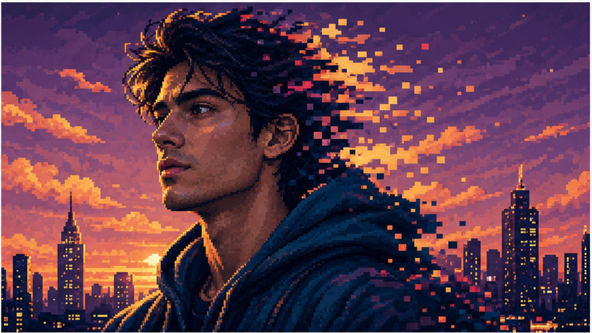 Prompt Gaya Foto Pixel Art: Salin Prompt Foto AI